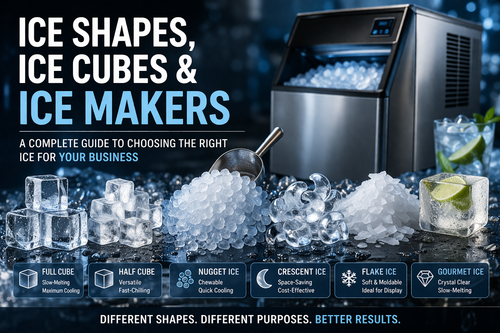 Types of Ice Cubes & Ice Makers (Complete Commercial Guide for 2026)
